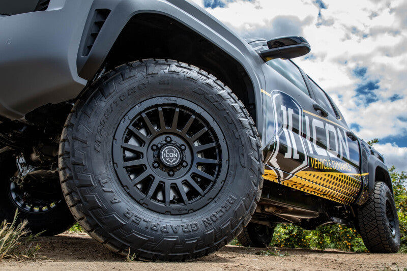 ICON Recon Pro 17x8.5 6 x 5.5 25mm Offset 5.75in BS Satin Black Wheel ...