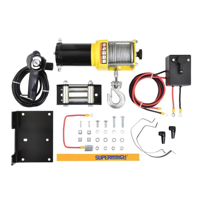 Superwinch 3000 LBS 12V DC 3/16in x 40ft Steel Rope UT3000 Winch – Cali ...
