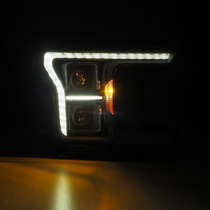 AlphaRex 18-21 Ford F150 PRO-Series Projector Headlights - Black w/DRL ...