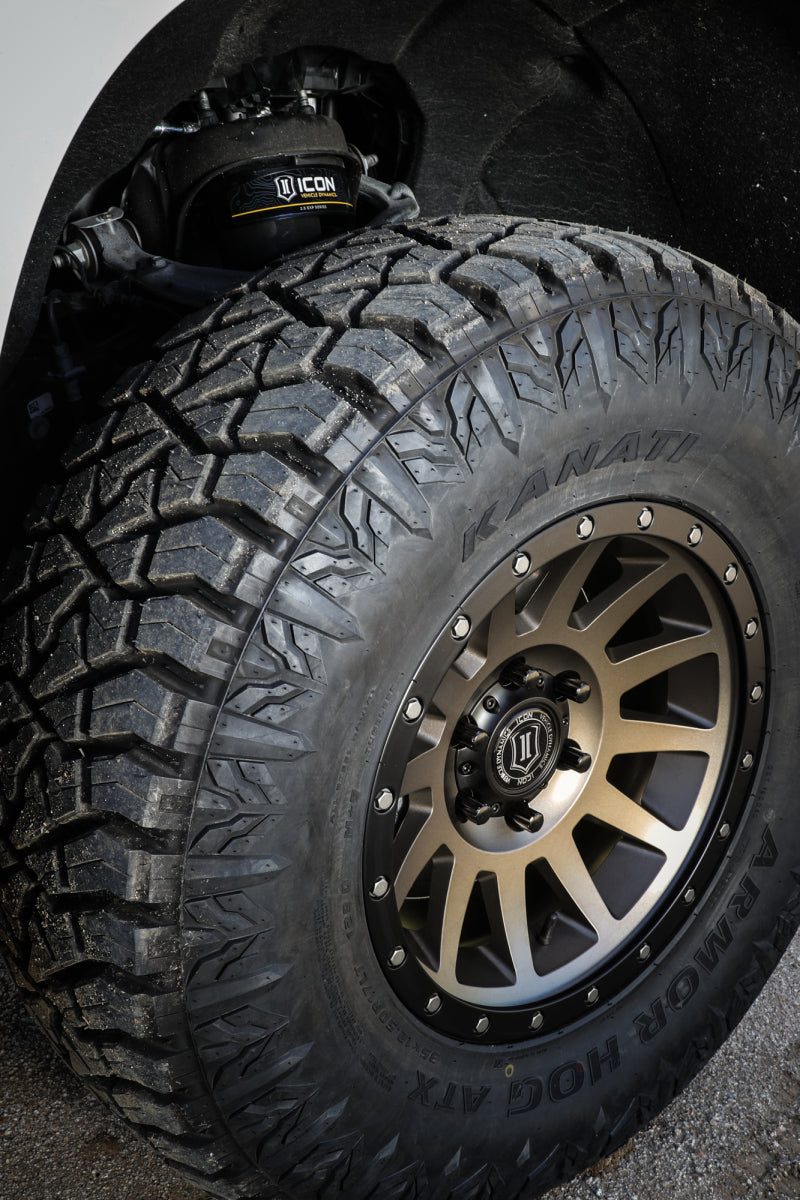 ICON Compression 17x8.5 6x5.5 0mm Offset 4.75in BS 106.1mm Bore Bronze ...