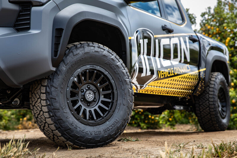 ICON Recon Pro 17x8.5 6 x 5.5 25mm Offset 5.75in BS Satin Black Wheel ...