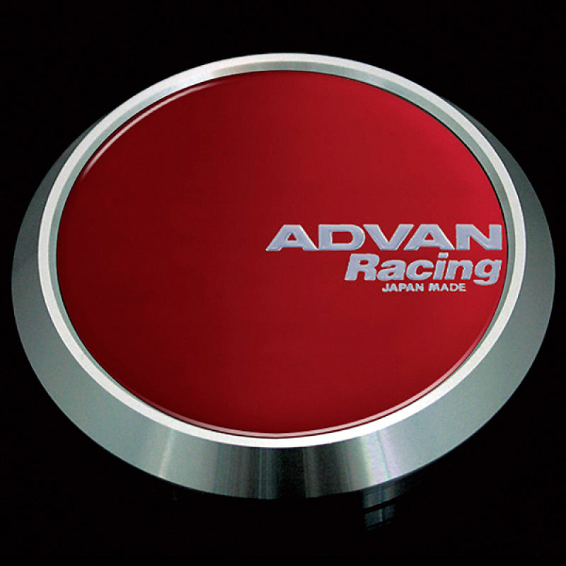 Advan 63mm Flat Centercap - Candy Red – Cali Raised Offroad