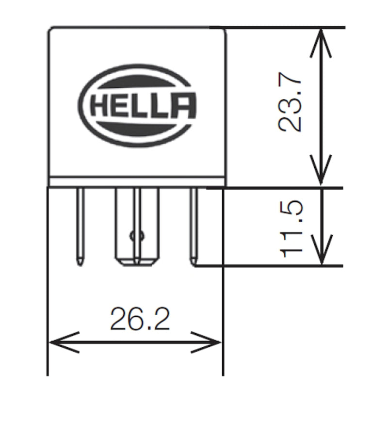Hella Relay 12V 20/40A Spdt Res – Cali Raised Offroad