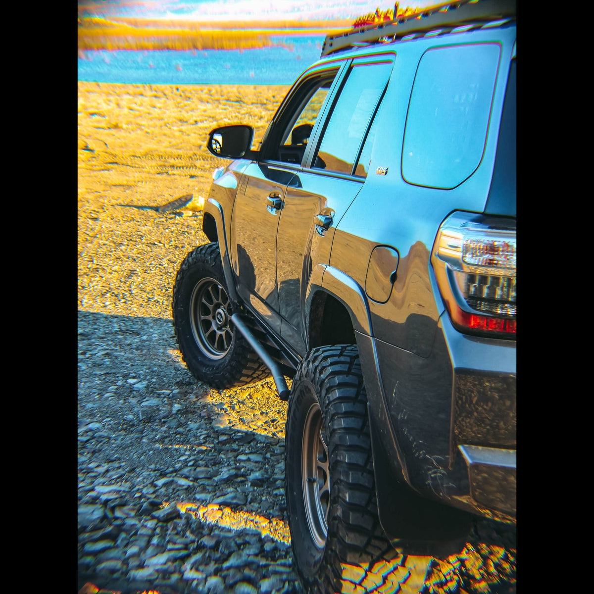 C4 Fabrication 14+ 5th Gen Toyota 4Runner Rock Sliders – Cali Raised ...