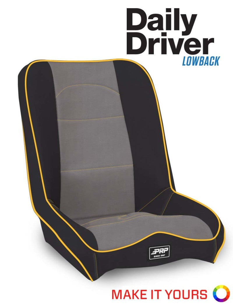 PRP Daily Driver Low Back Suspension Seat – Cali Raised Offroad