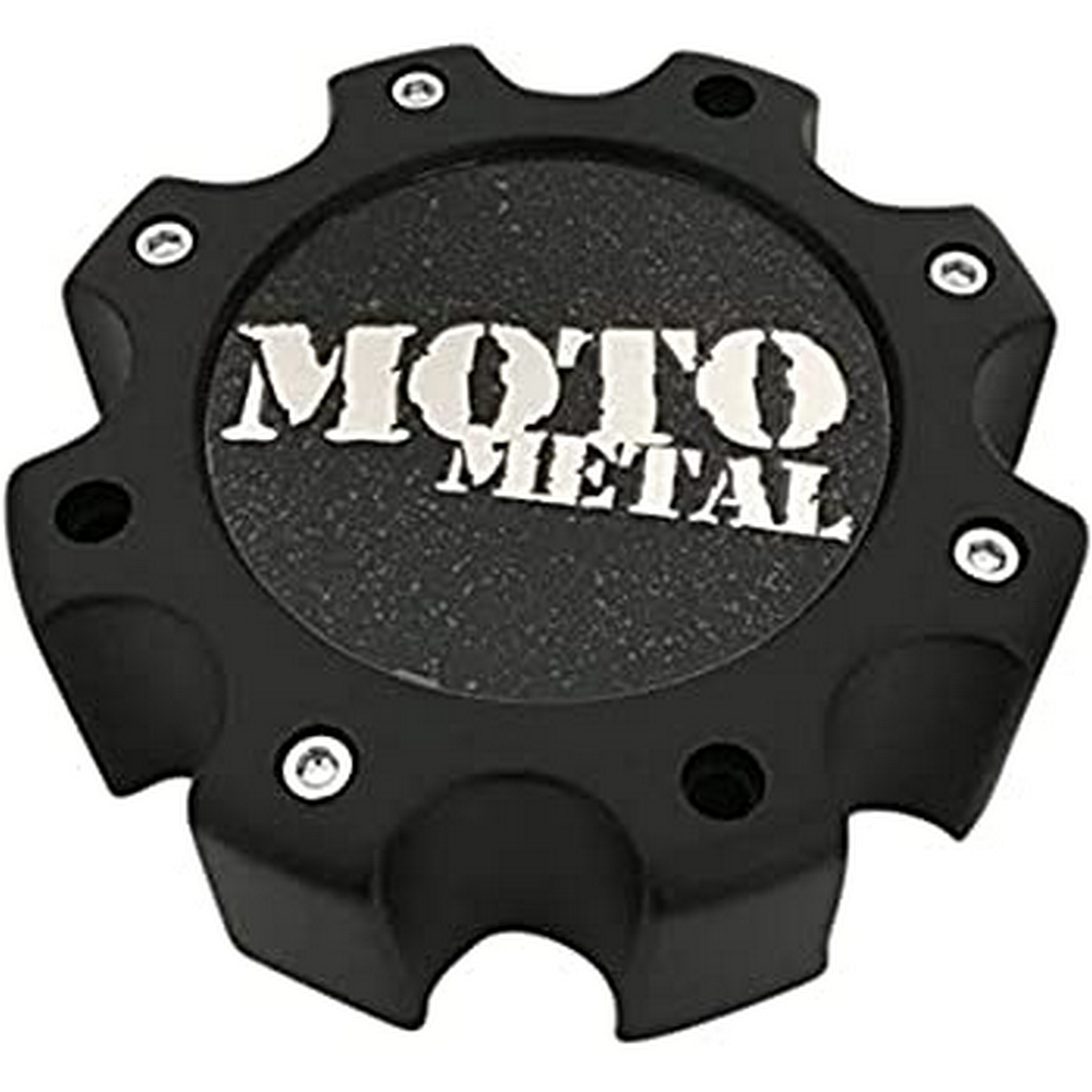 MOTO CAP MATTE BLACK 8 LUG - NEW LOGO – Cali Raised Offroad