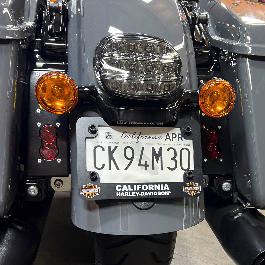 A10 MOTO 14+ Touring Dual S2 Stealth Tail Light Bracket Combo Kit ...
