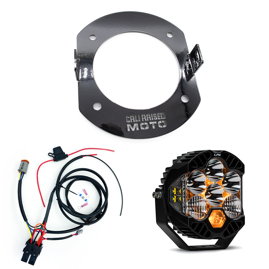 A10 MOTO FXRT JD Customs Fairing Baja Designs LP6 Lighting Combo Kit ...