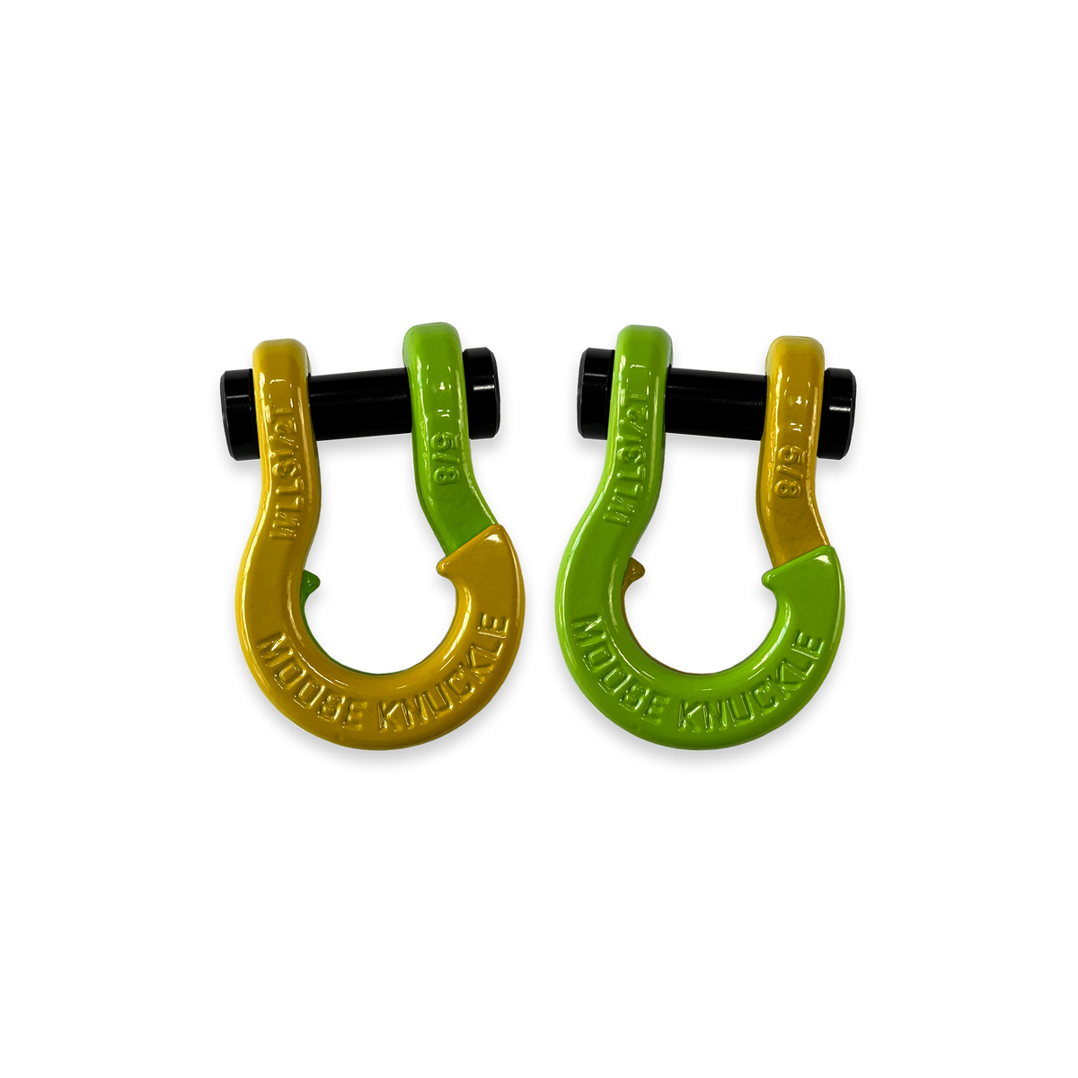 Jowl D-Ring Tow Recovery Shackle | Detonator Yellow | Moose Knuckle ...