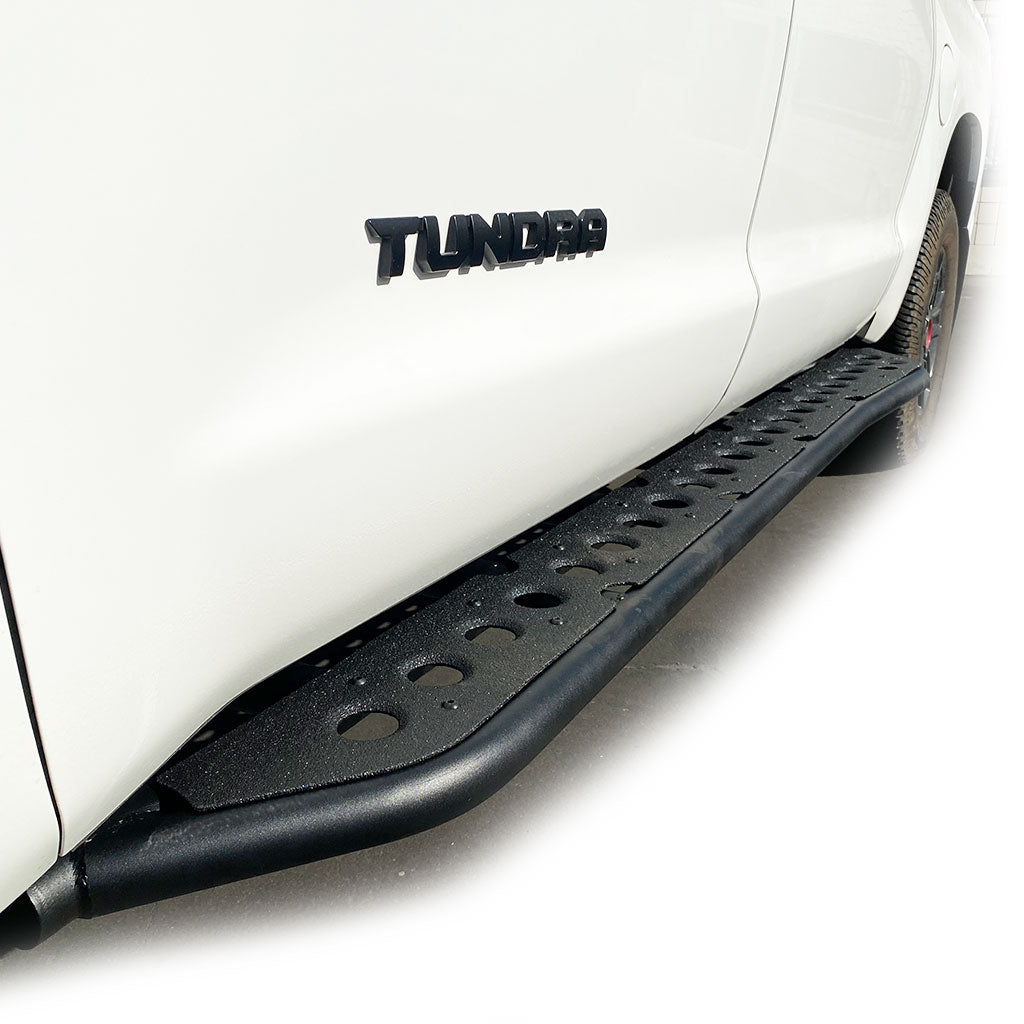 **14-21 TOYOTA TUNDRA STEP EDITION ROCK SLIDERS – Cali Raised Offroad