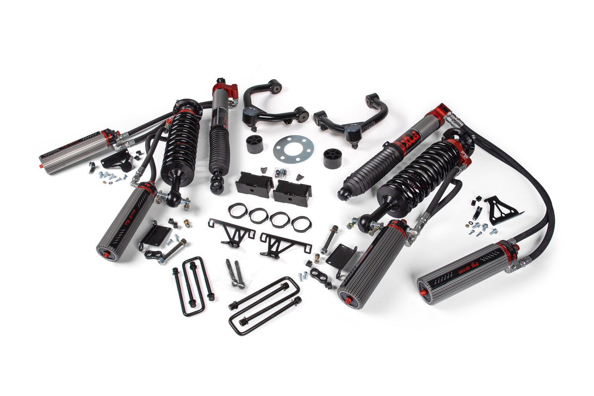 3.5 Inch Lift Kit FOX 3.0 Bypass Factory Race Series Chevy Silverado A ...
