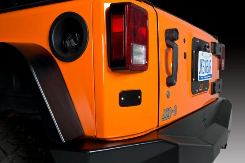 JKS Manufacturing 07-16 Jeep Wrangler JK License Plate Relocation Kit ...