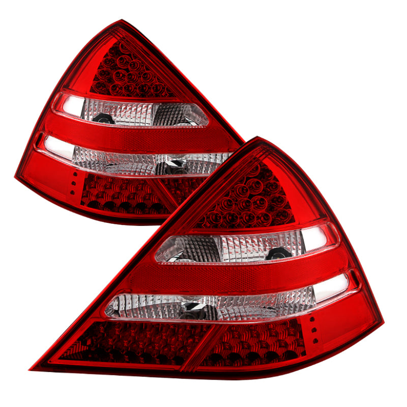 Xtune Mercedes R170 Slk 98-04 LED Tail Lights ( R171 Amg Look ) Red Cl ...