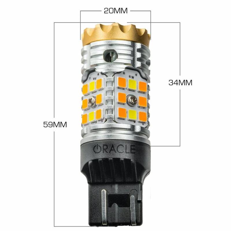 Oracle 7443-CK LED Switchback High Output Can-Bus LED Bulbs - Amber/Wh ...