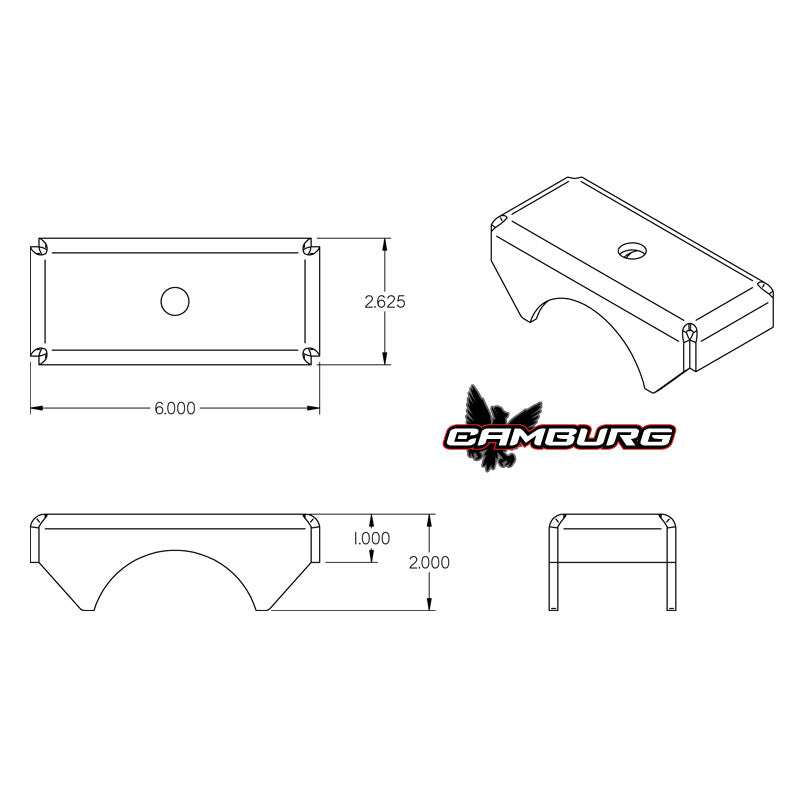 Camburg Leaf Spring Axle Perches (3.5in. OD tube) (pair) – Cali Raised ...