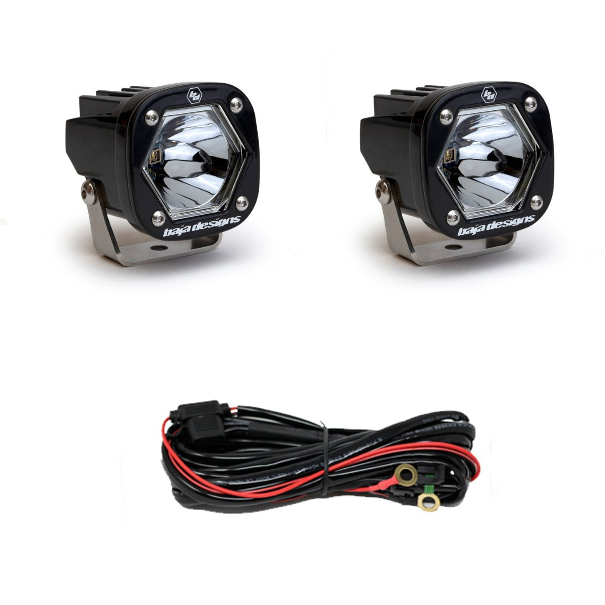 S1 Black Laser Auxiliary Light Pod Pair - 138389 – Cali Raised Offroad