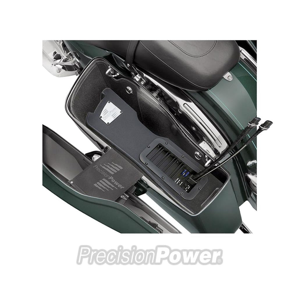 Installer-Friendly Saddlebag Powered Subwoofer Fits ’98-’13 Harley Dav ...