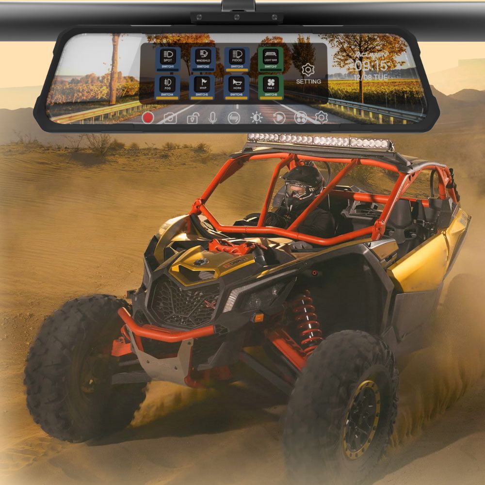 The Legend Mirror + Acumen Box Multifunctional Off-Road Dash Cam DVR ...
